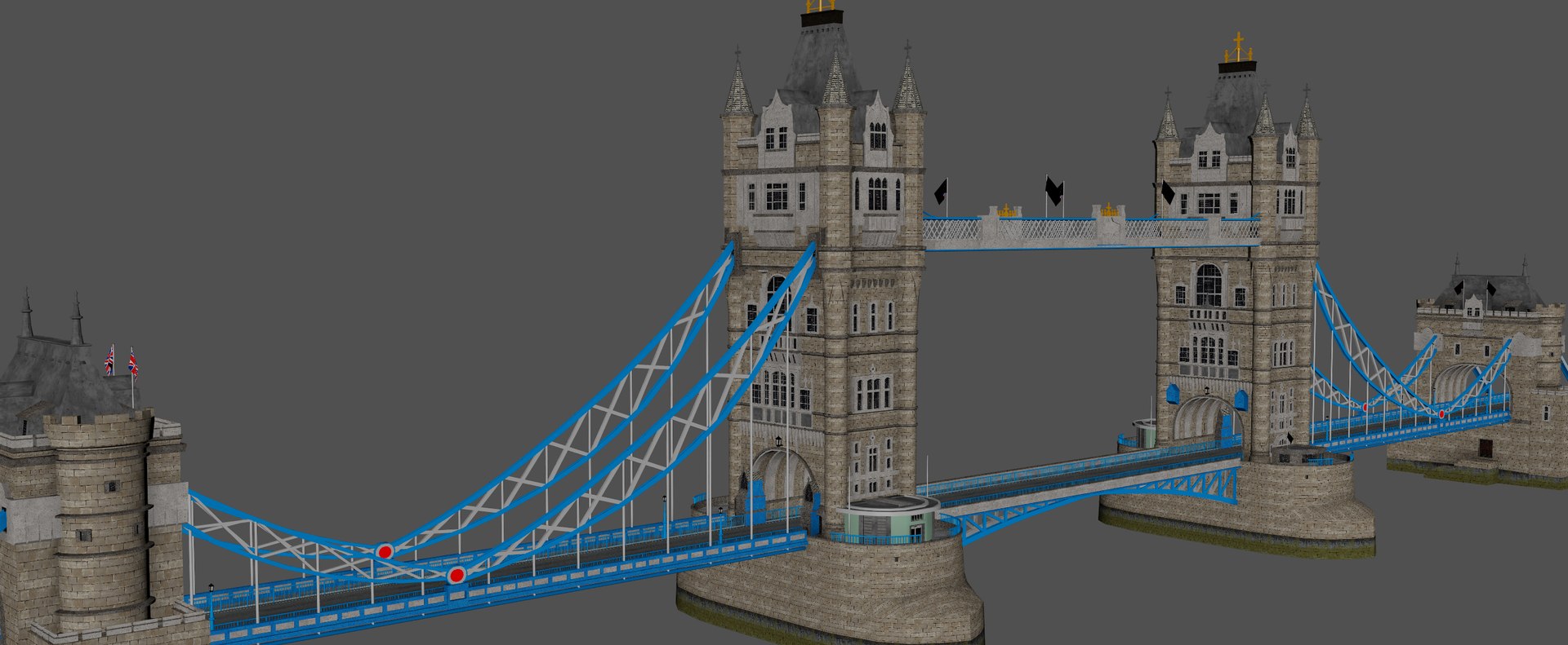 Tower Bridge V2 3D Model - TurboSquid 2380476