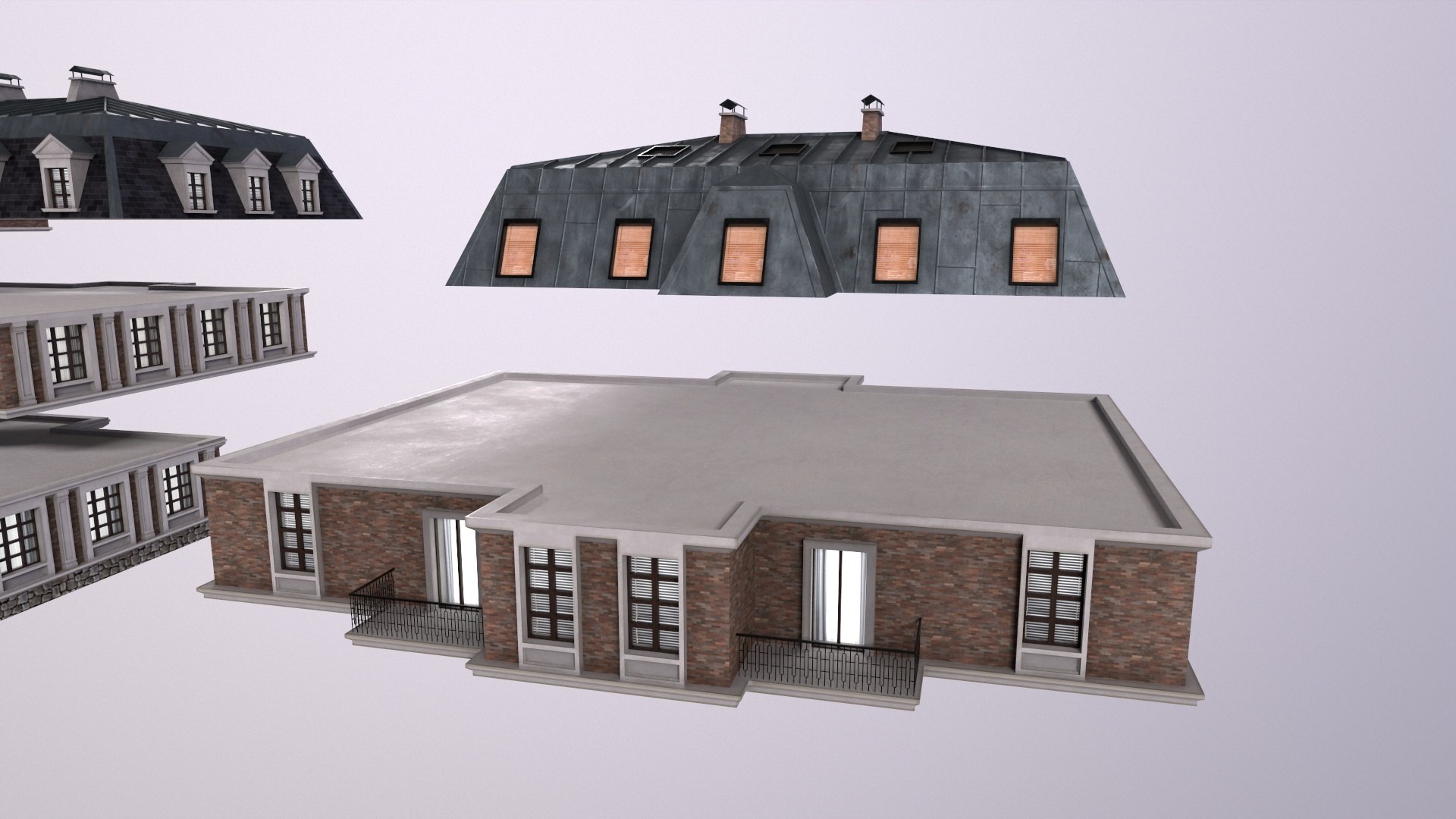 Architecture PBR City Buildings kitbash 3D model - TurboSquid 2015945