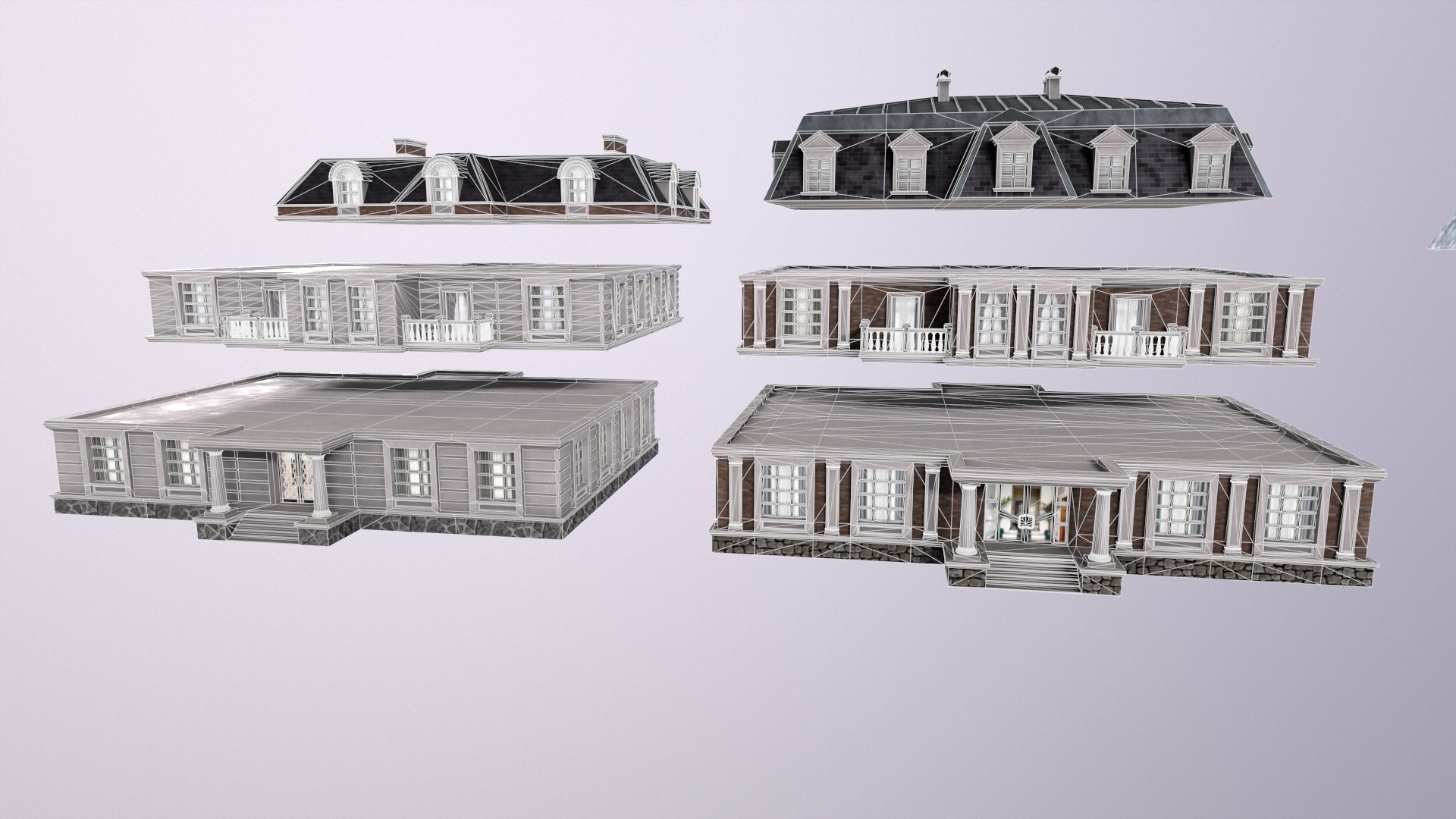 Architecture PBR City Buildings kitbash 3D model - TurboSquid 2015945