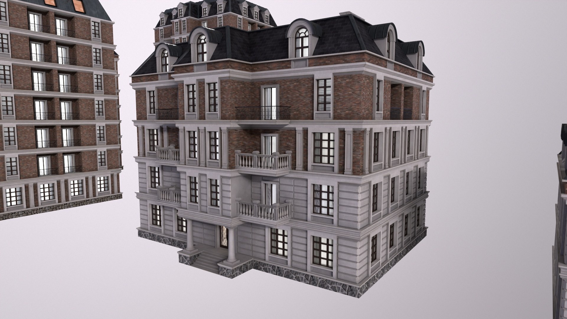 Architecture PBR City Buildings kitbash 3D model - TurboSquid 2015945