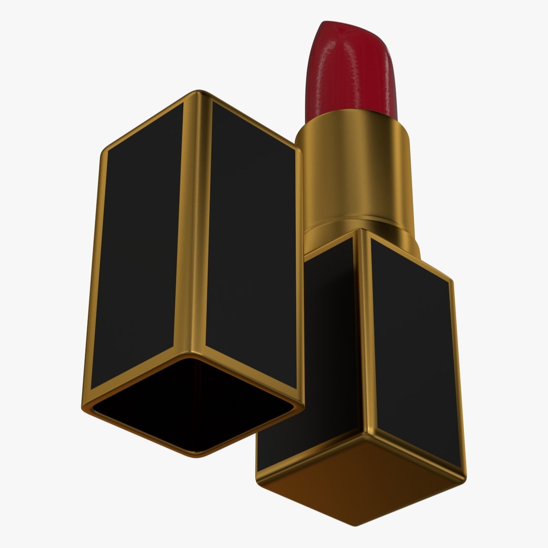 3d Lipstick Lips Model