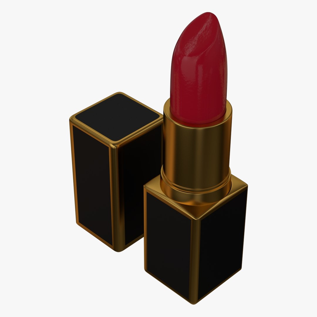 3d Lipstick Lips Model