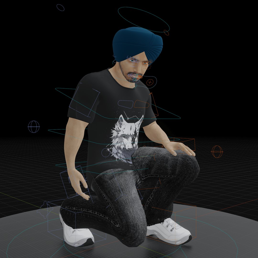 3D INDIAN SARDAR - TurboSquid 2129404