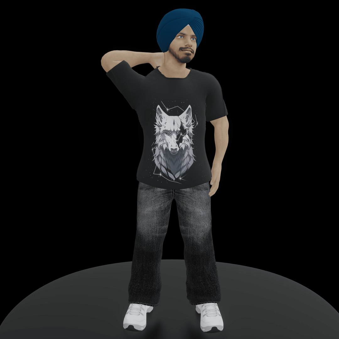 3D INDIAN SARDAR - TurboSquid 2129404