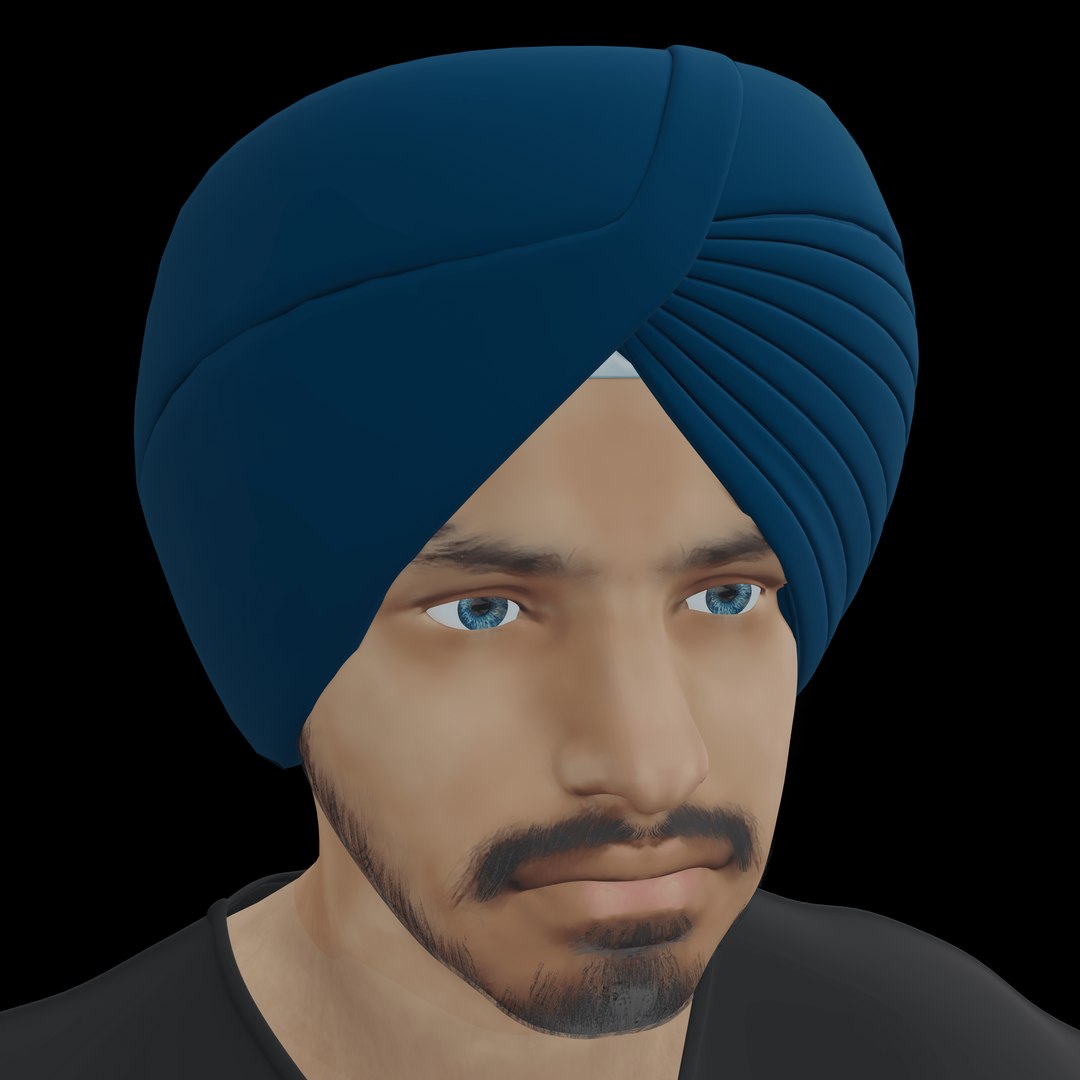 3D INDIAN SARDAR - TurboSquid 2129404