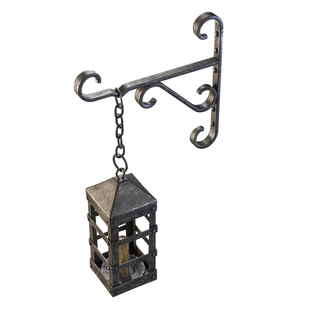 Medieval Metal Lantern 3D Model - TurboSquid 2229743
