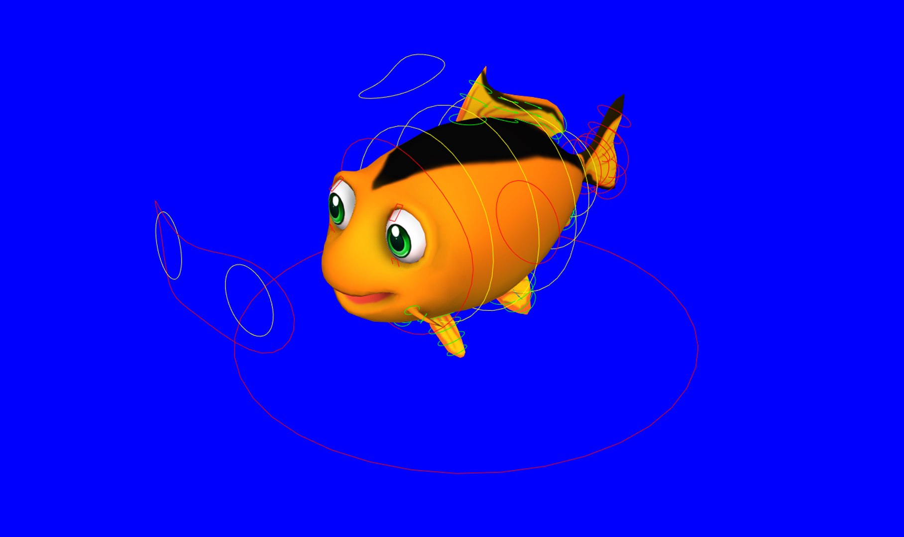 Common carp fish toon model - TurboSquid 1586058