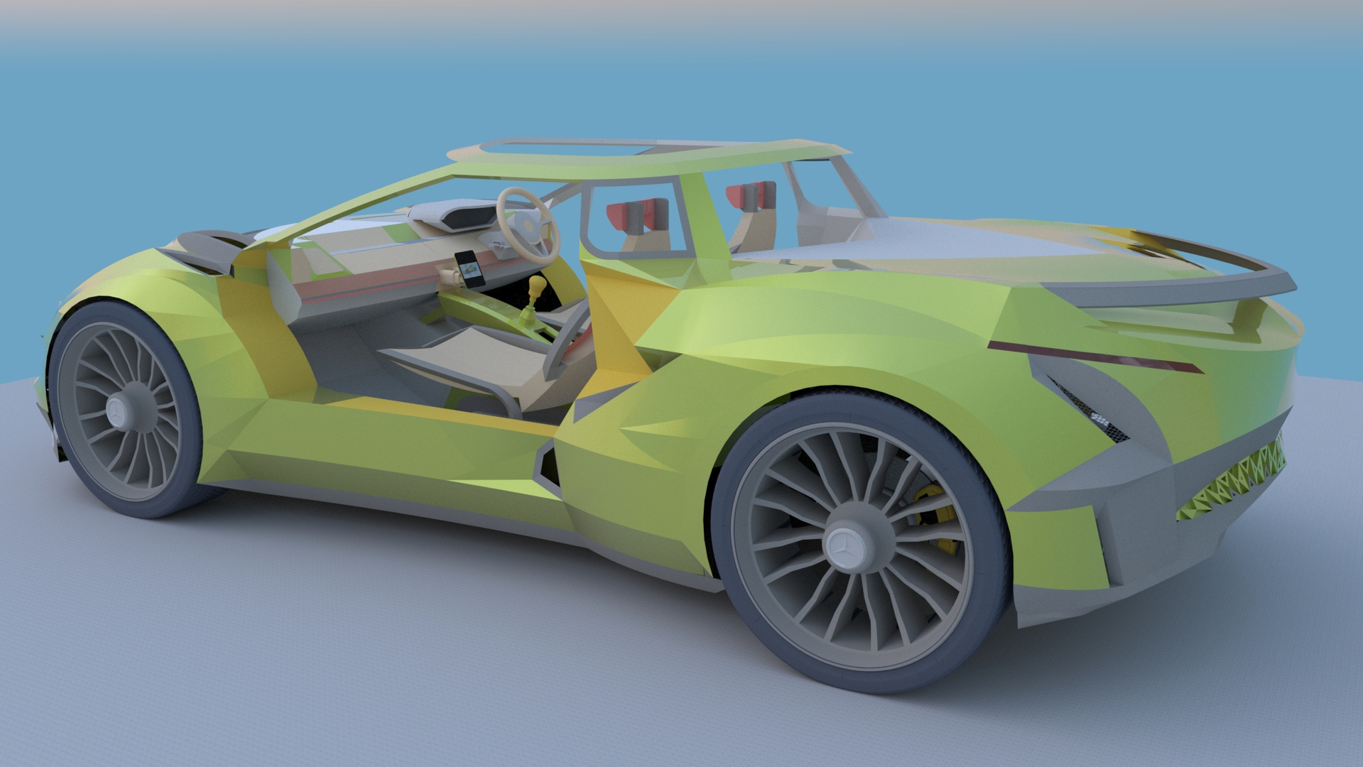 Auto automobile car 3D model - TurboSquid 1684876