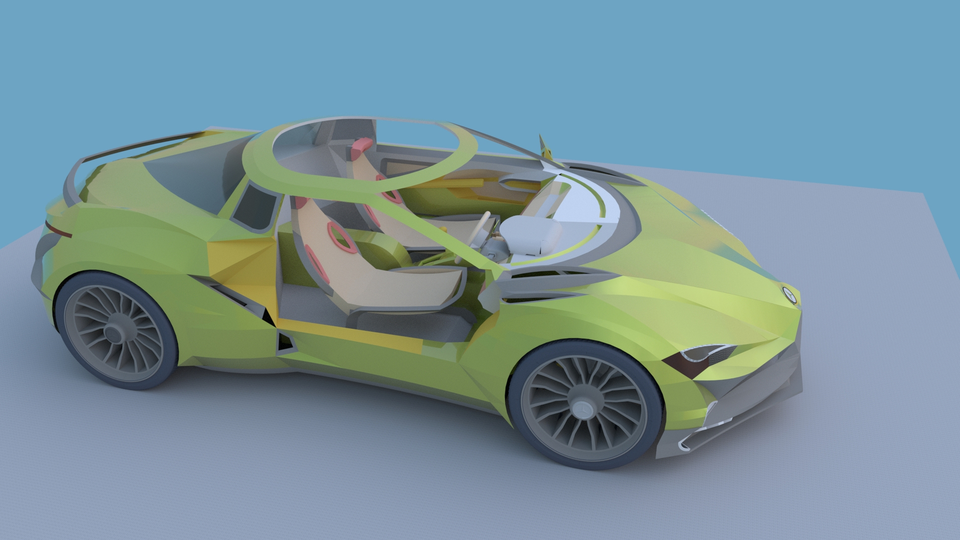 Auto automobile car 3D model - TurboSquid 1684876