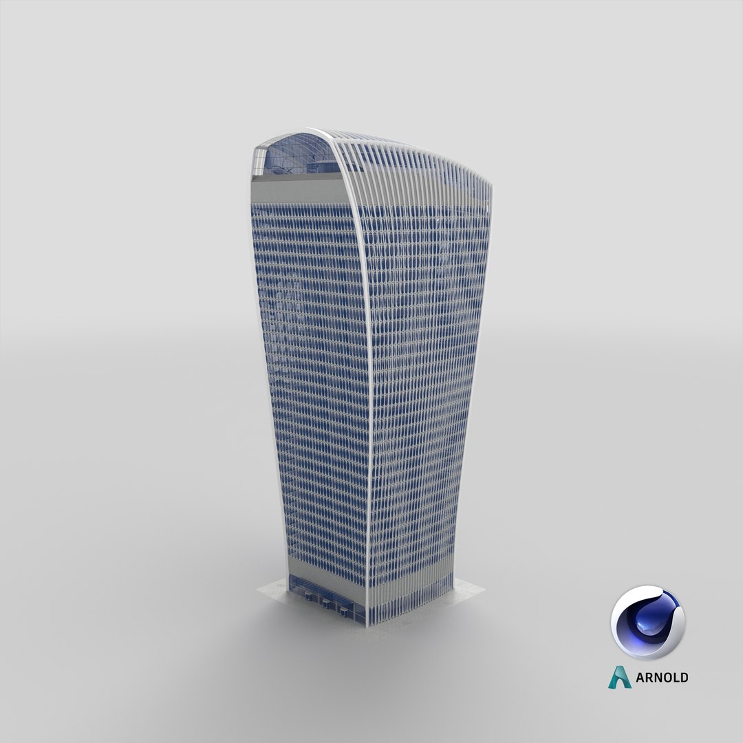 3D Commercial Skyscraper 20 Fenchurch Street model - TurboSquid 1763459
