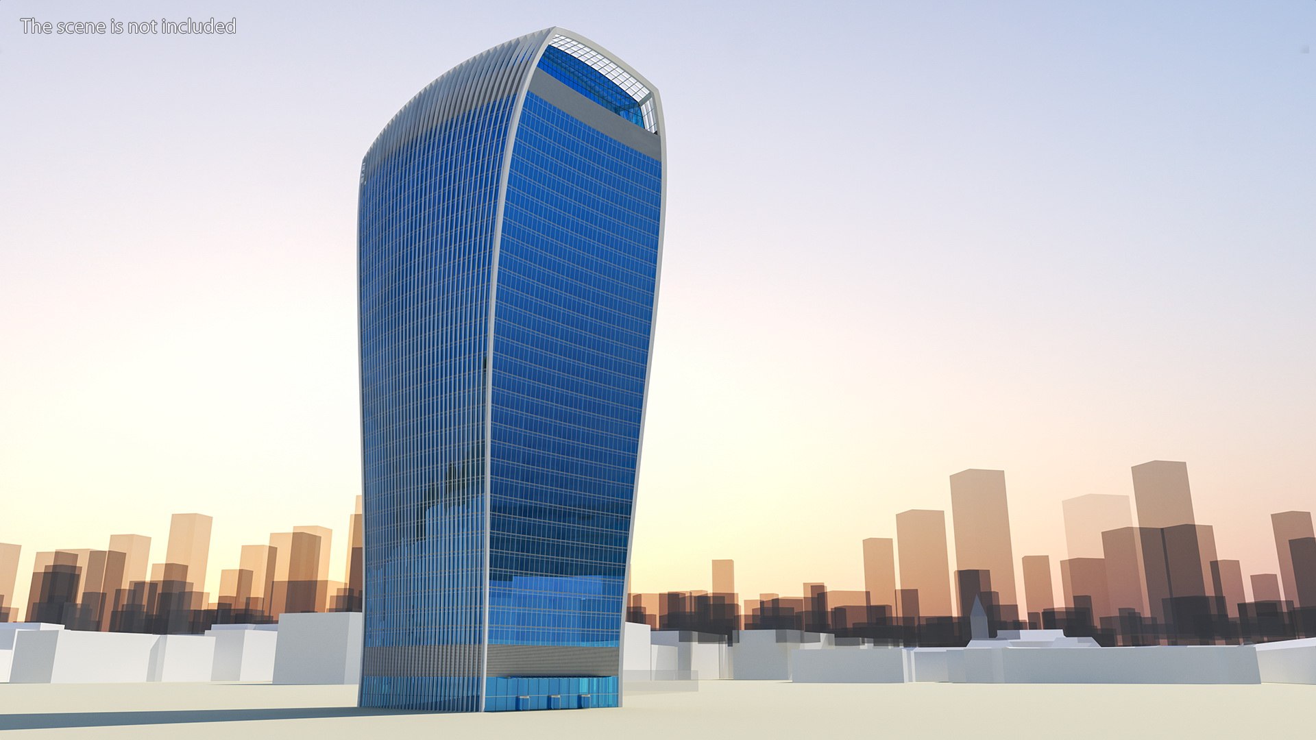 3D Commercial Skyscraper 20 Fenchurch Street model - TurboSquid 1763459