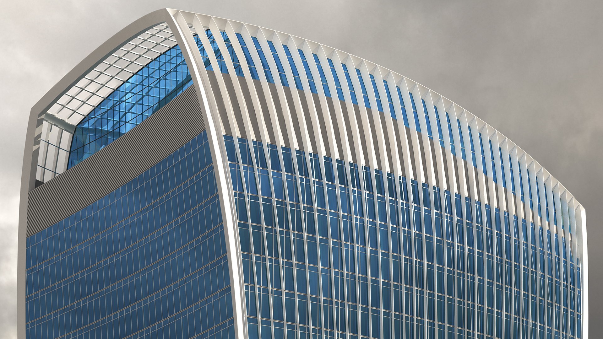 3D Commercial Skyscraper 20 Fenchurch Street model - TurboSquid 1763459