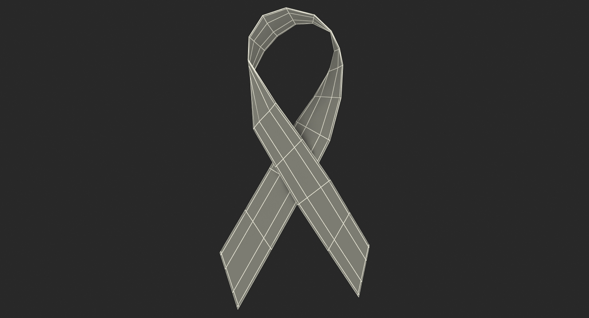 Health Medical Red Ribbon 3D Model - TurboSquid 1250239