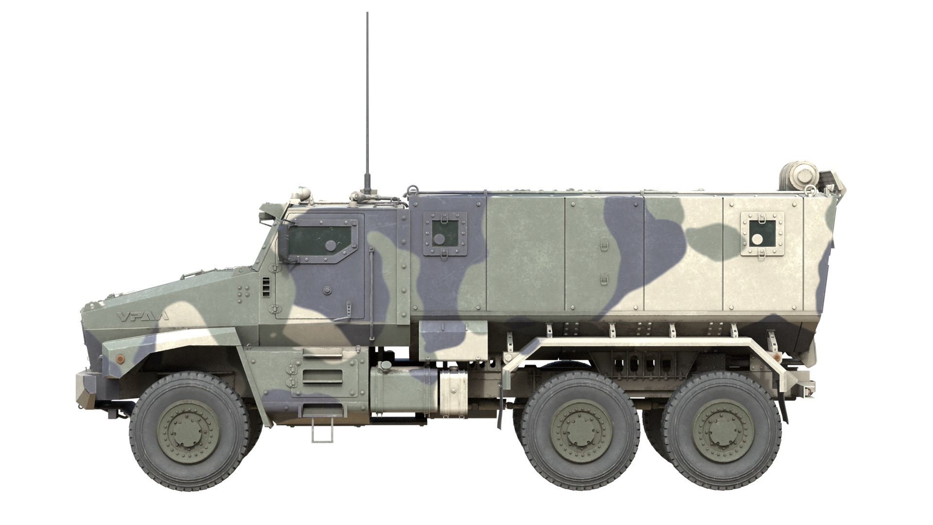 Ural Typhoon MRAP 63095 Camo 3D Model - TurboSquid 2280569