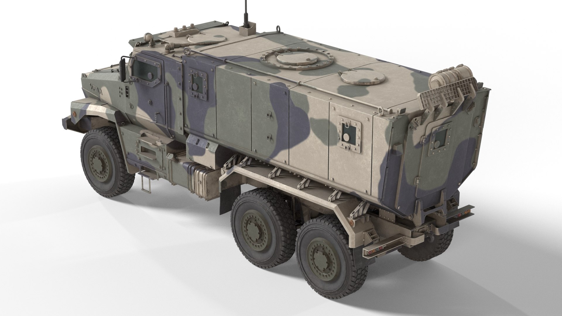 Ural Typhoon MRAP 63095 Camo 3D Model - TurboSquid 2280569
