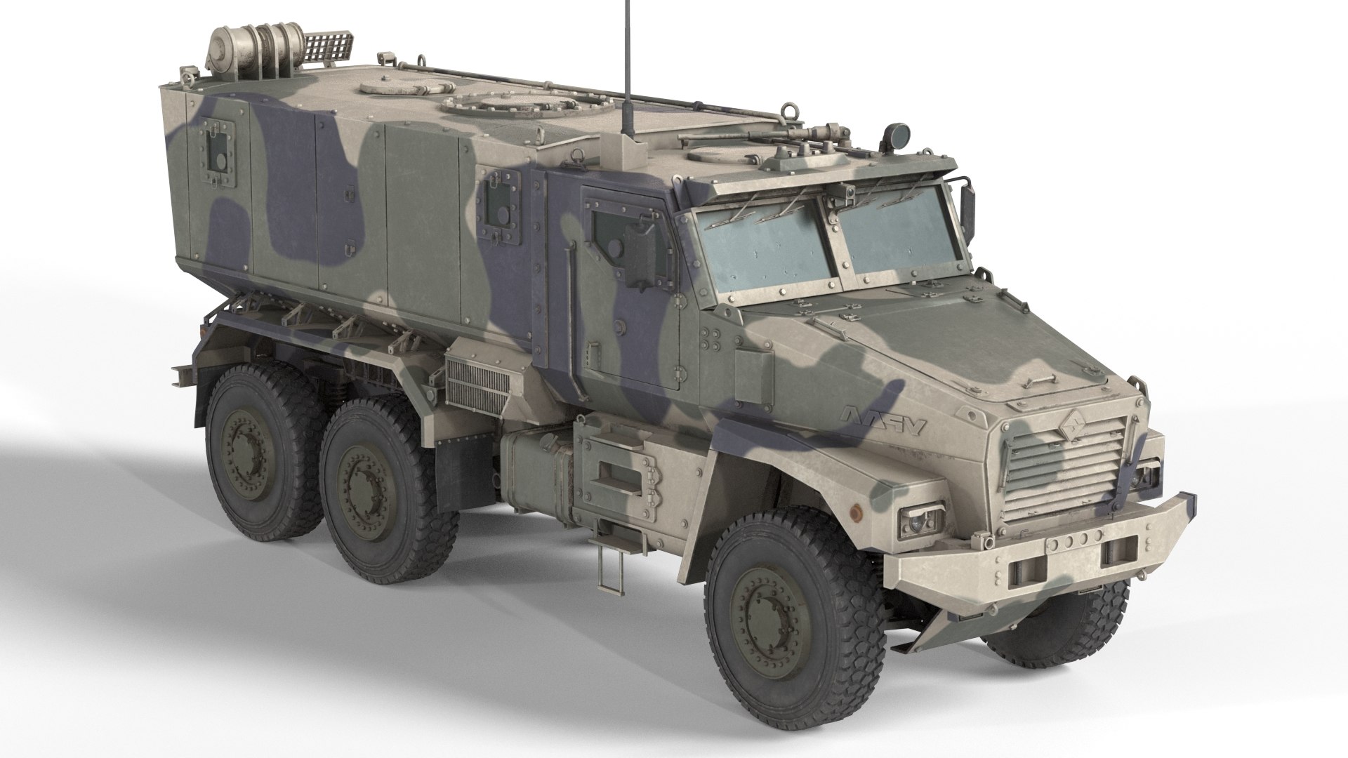 Ural Typhoon MRAP 63095 Camo 3D Model - TurboSquid 2280569