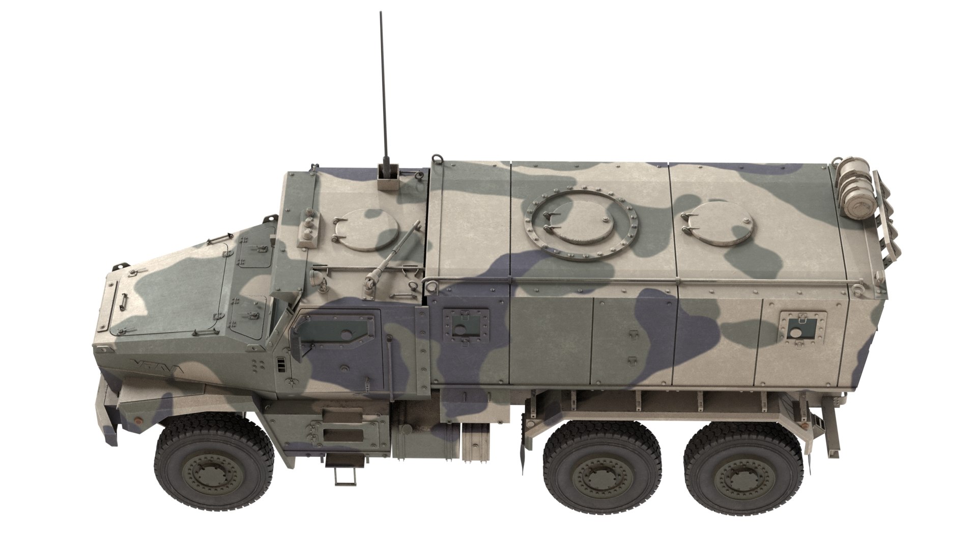 Ural Typhoon MRAP 63095 Camo 3D Model - TurboSquid 2280569