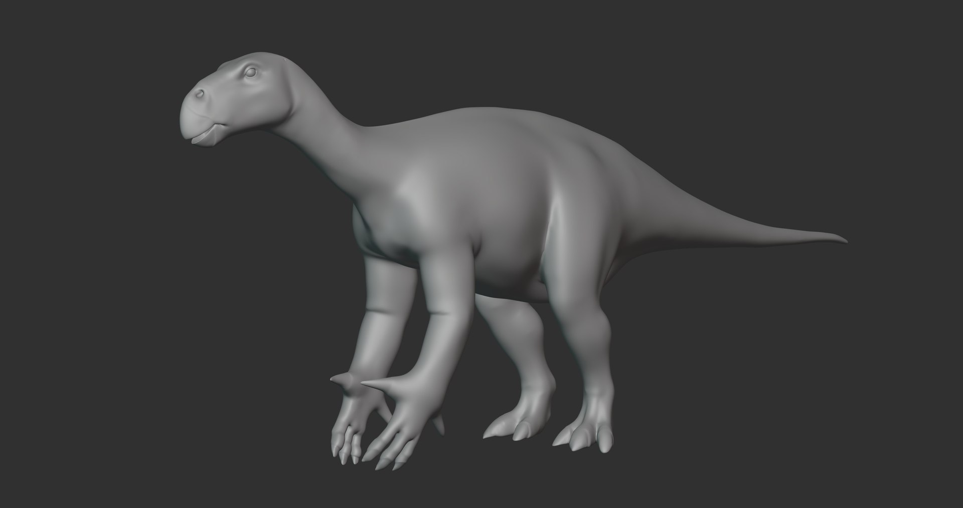 3D Riojasaurus Basemesh Low Poly model - TurboSquid 2107693