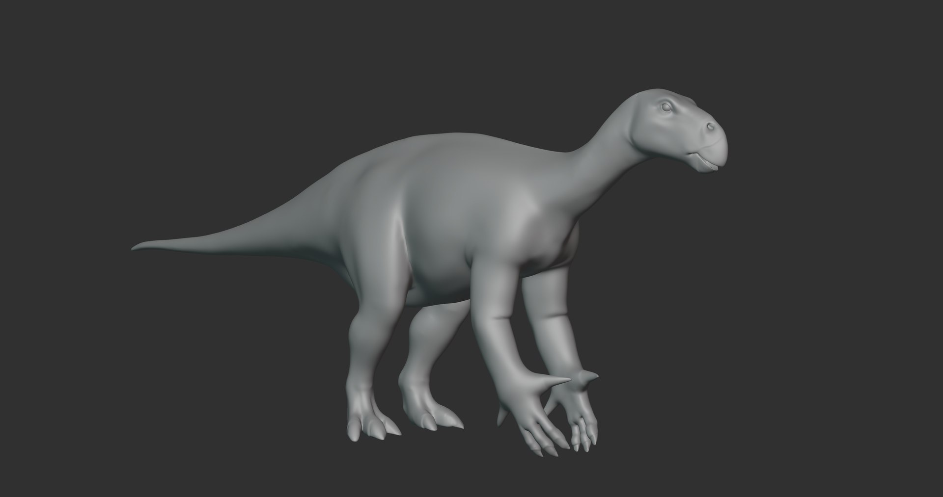 3D Riojasaurus Basemesh Low Poly model - TurboSquid 2107693