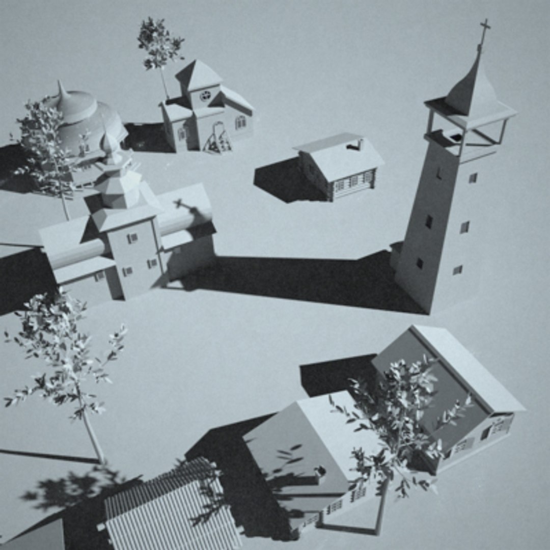 3d Model Of Russian Town