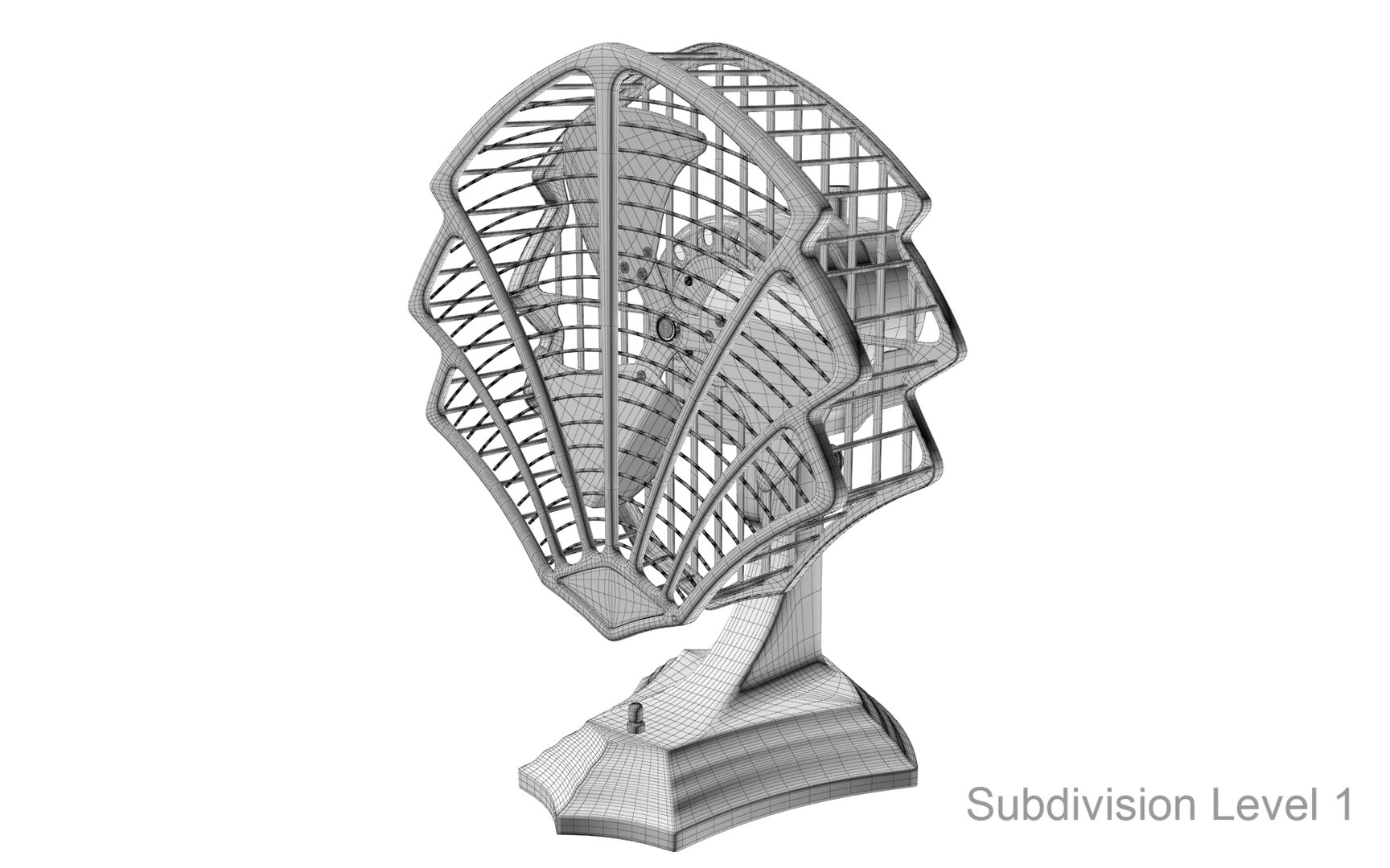 Art Deco Table Fan 3D Model - TurboSquid 2422347