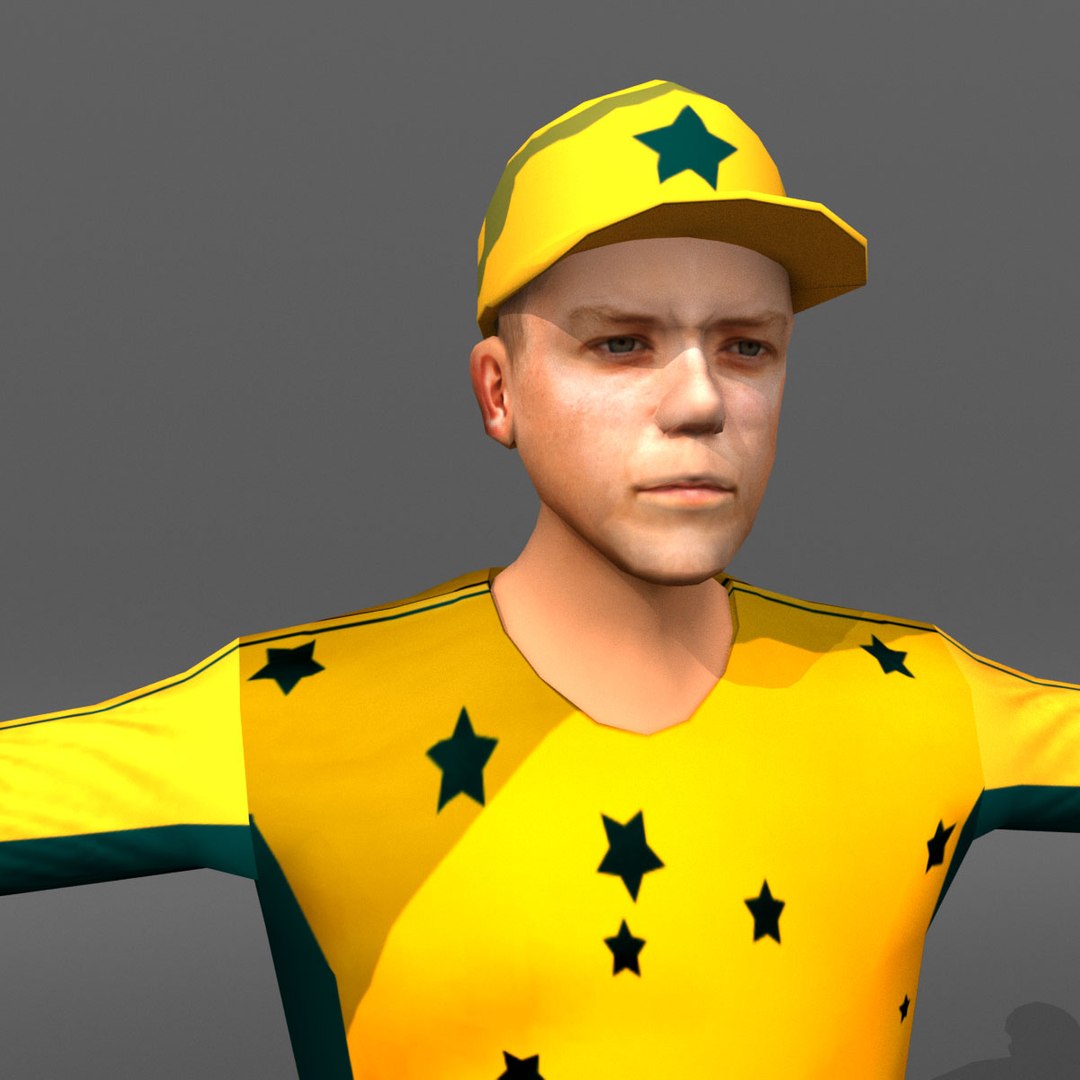 Cricket player 3D model - TurboSquid 1514171