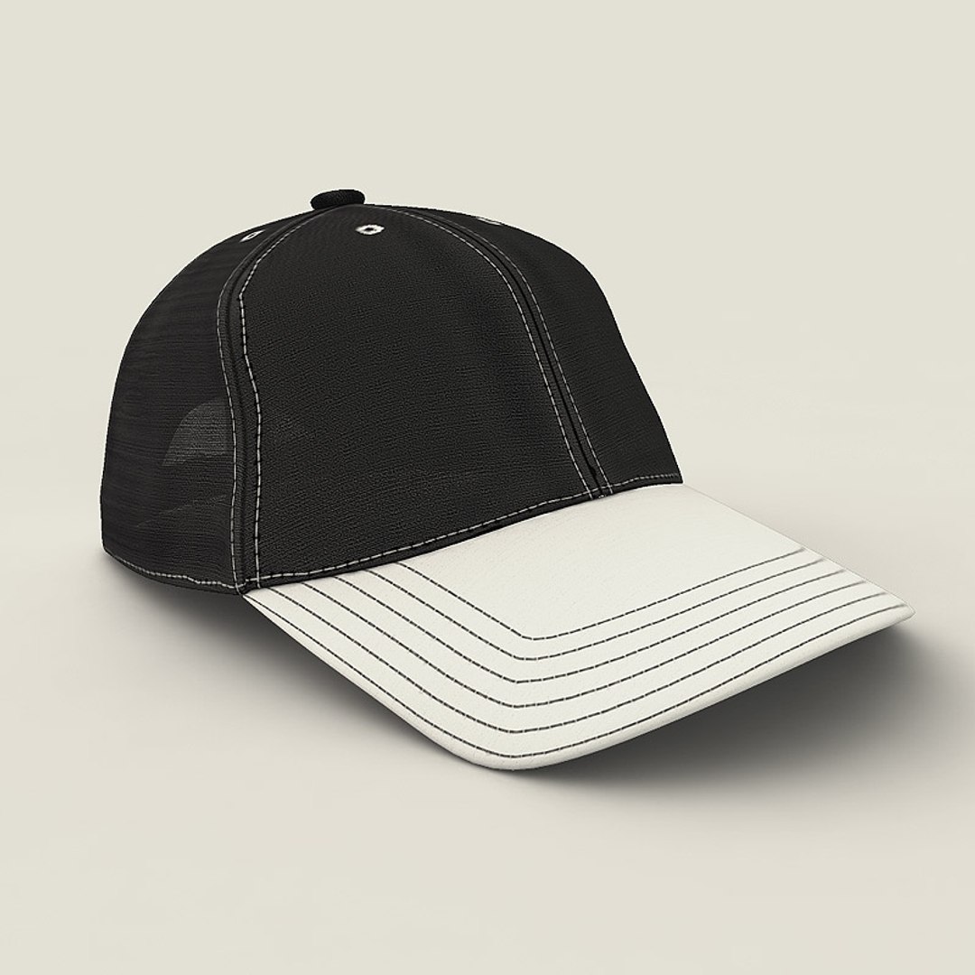 3d Model Baseball Cap Colors