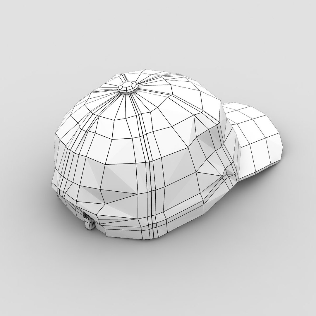 3d Model Baseball Cap Colors