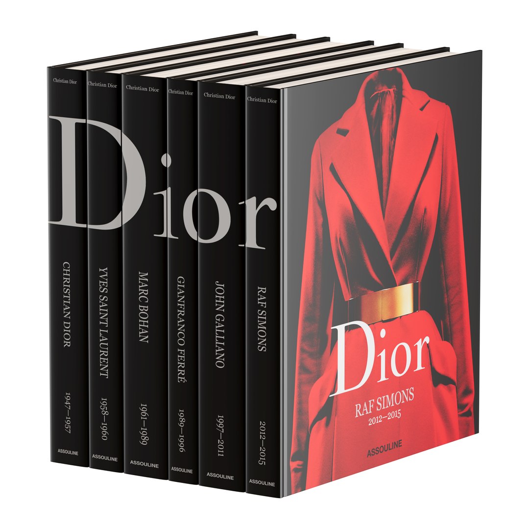 3D THE DIOR Series Assouline Coffee Table Books - TurboSquid 2239954