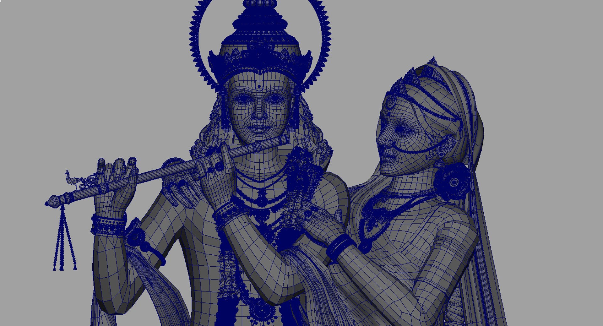 3D Lord Krishna Model - TurboSquid 1564743