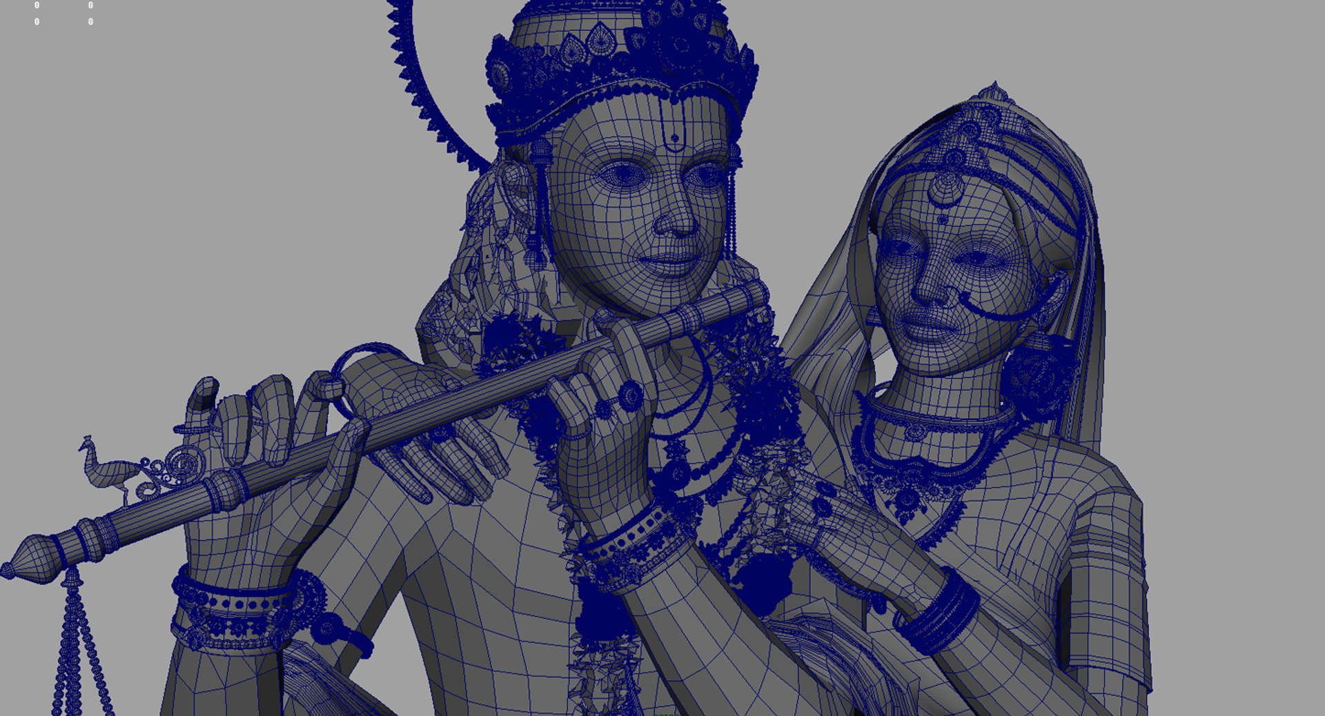 3D Lord Krishna Model - TurboSquid 1564743