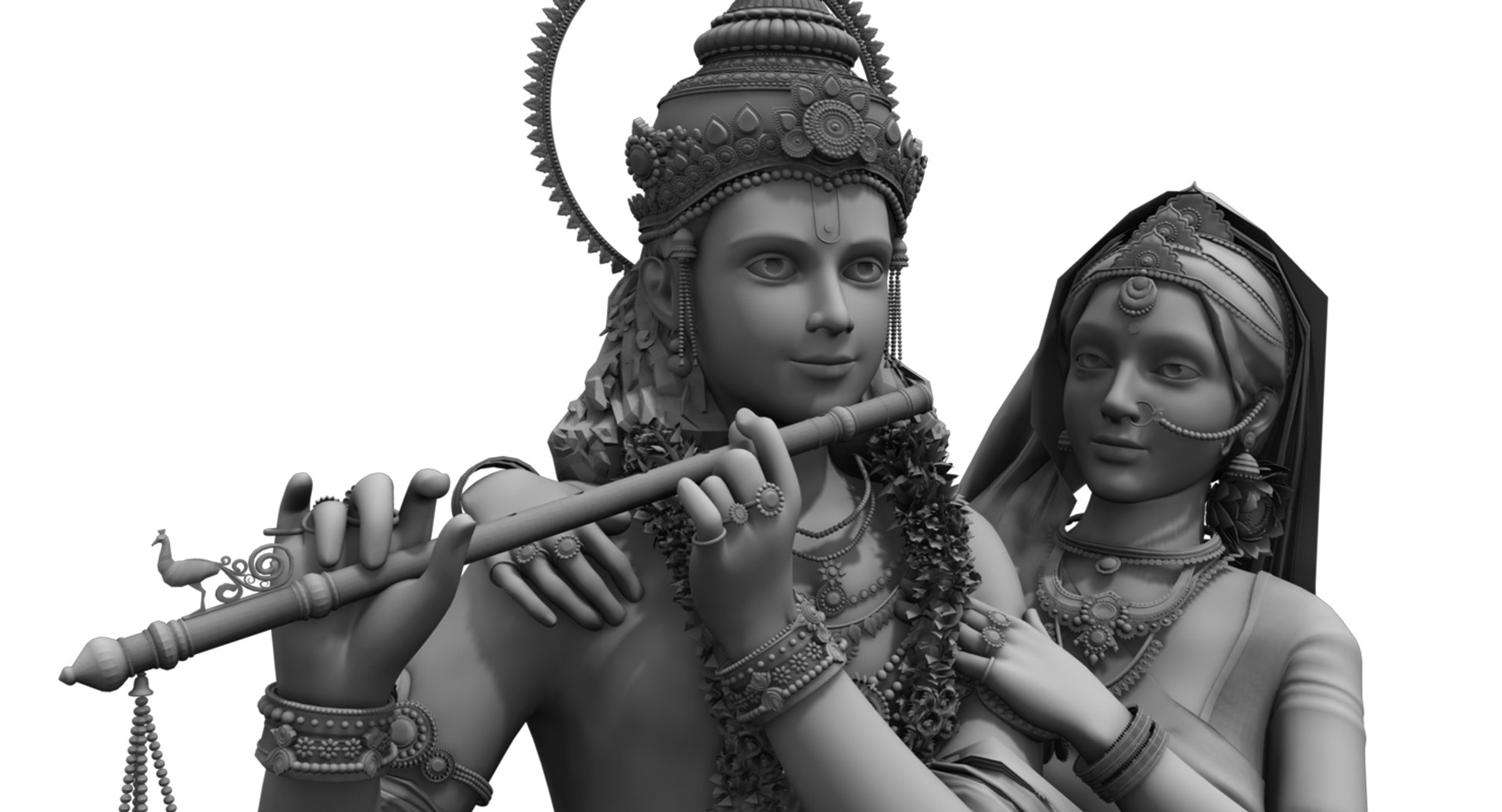 3D Lord Krishna Model - TurboSquid 1564743