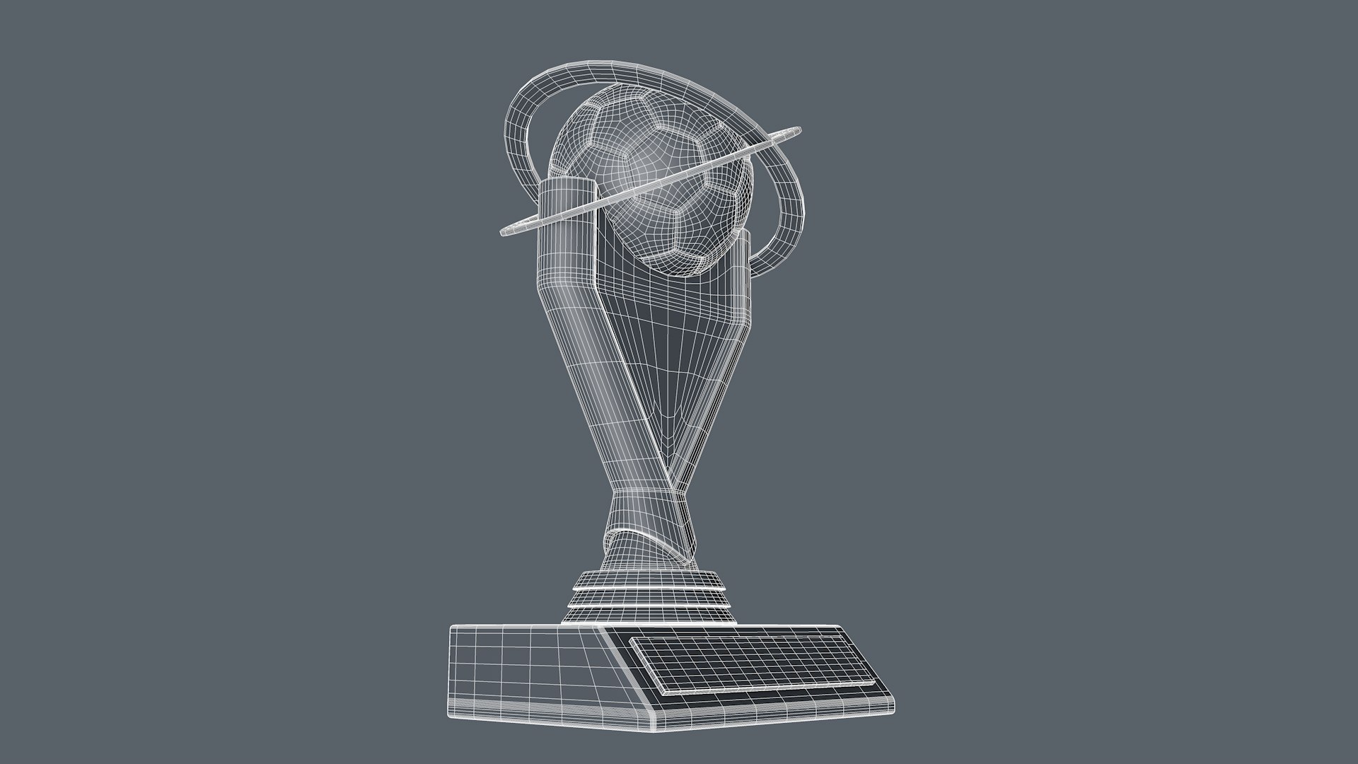 Soccer Trophy 3D Model - TurboSquid 1956304