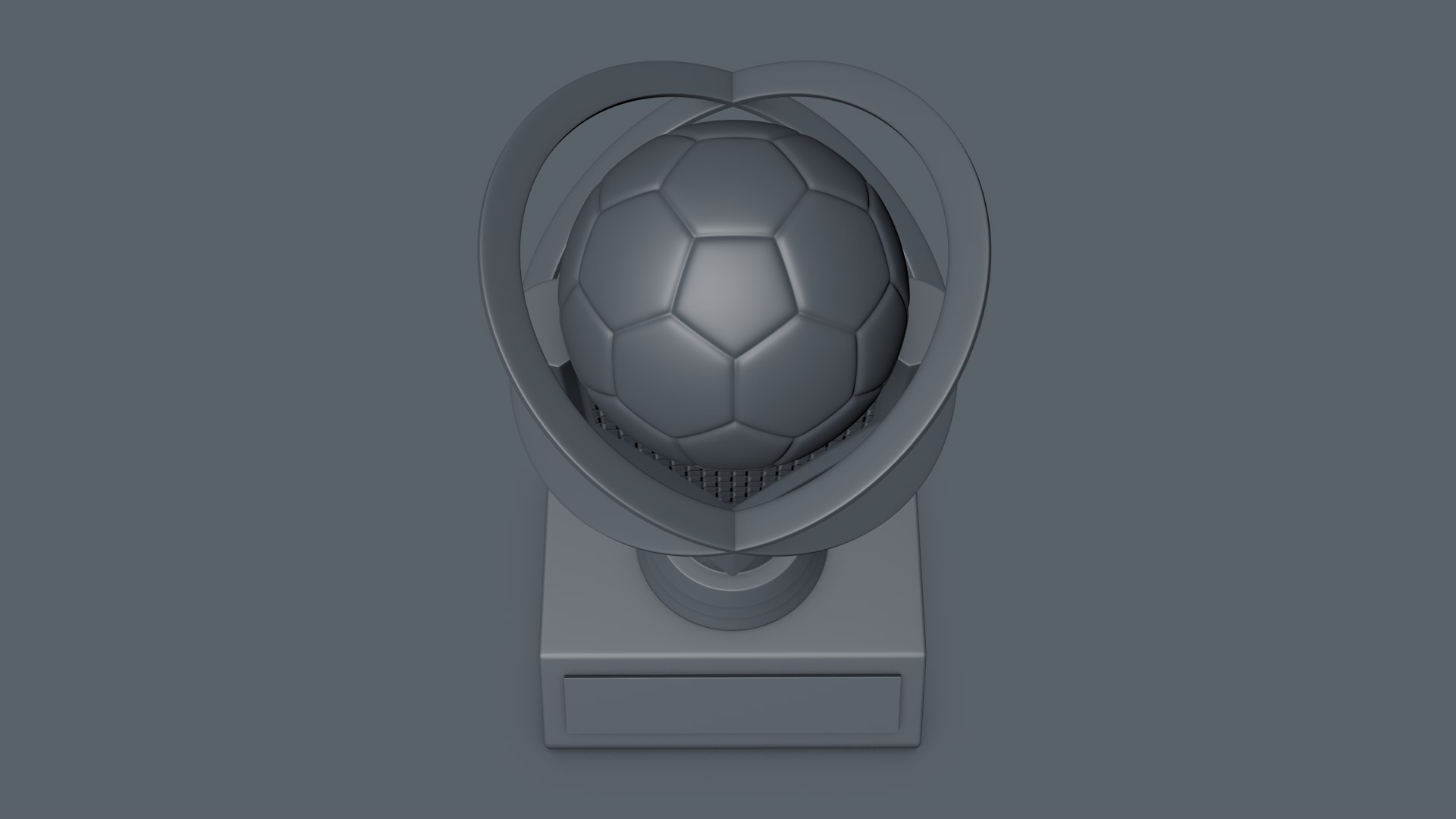 Soccer Trophy 3D Model - TurboSquid 1956304