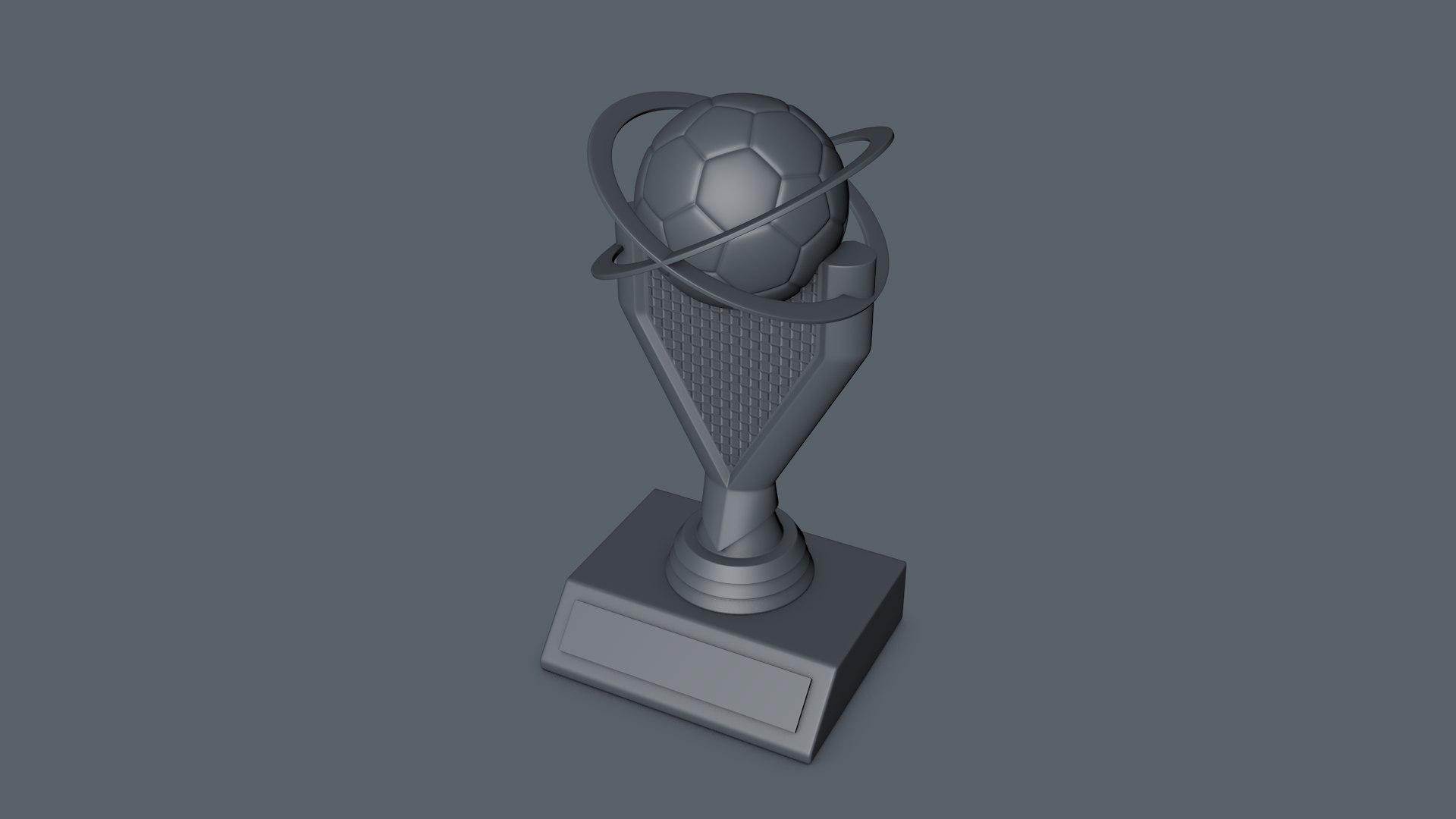 Soccer Trophy 3D Model - TurboSquid 1956304