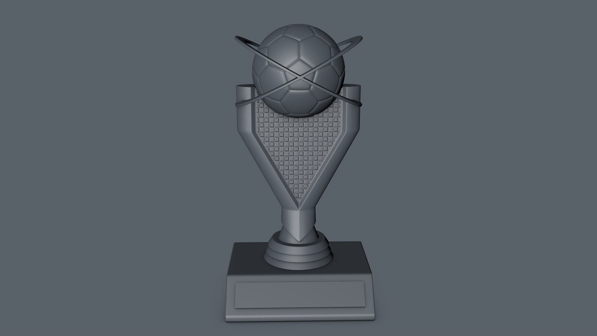 Soccer Trophy 3D Model - TurboSquid 1956304