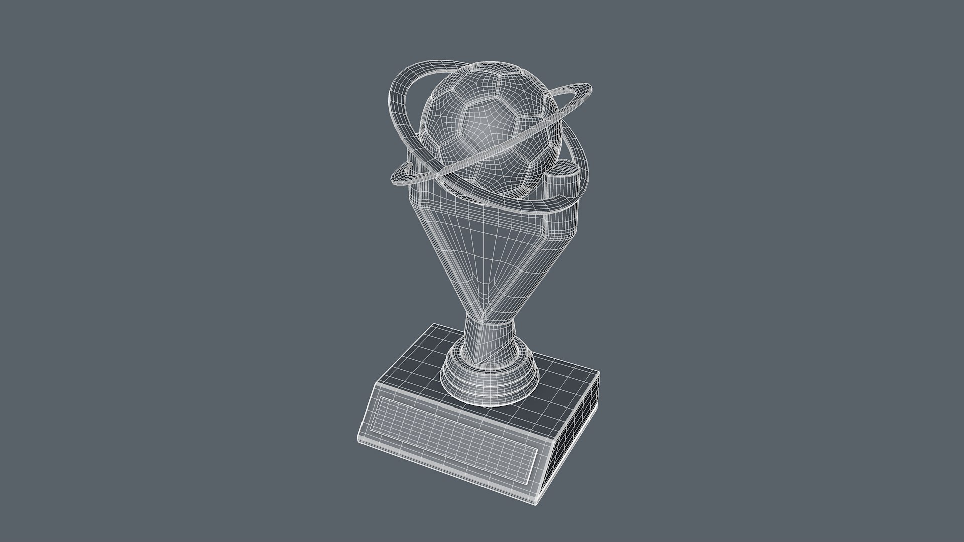 Soccer Trophy 3D Model - TurboSquid 1956304
