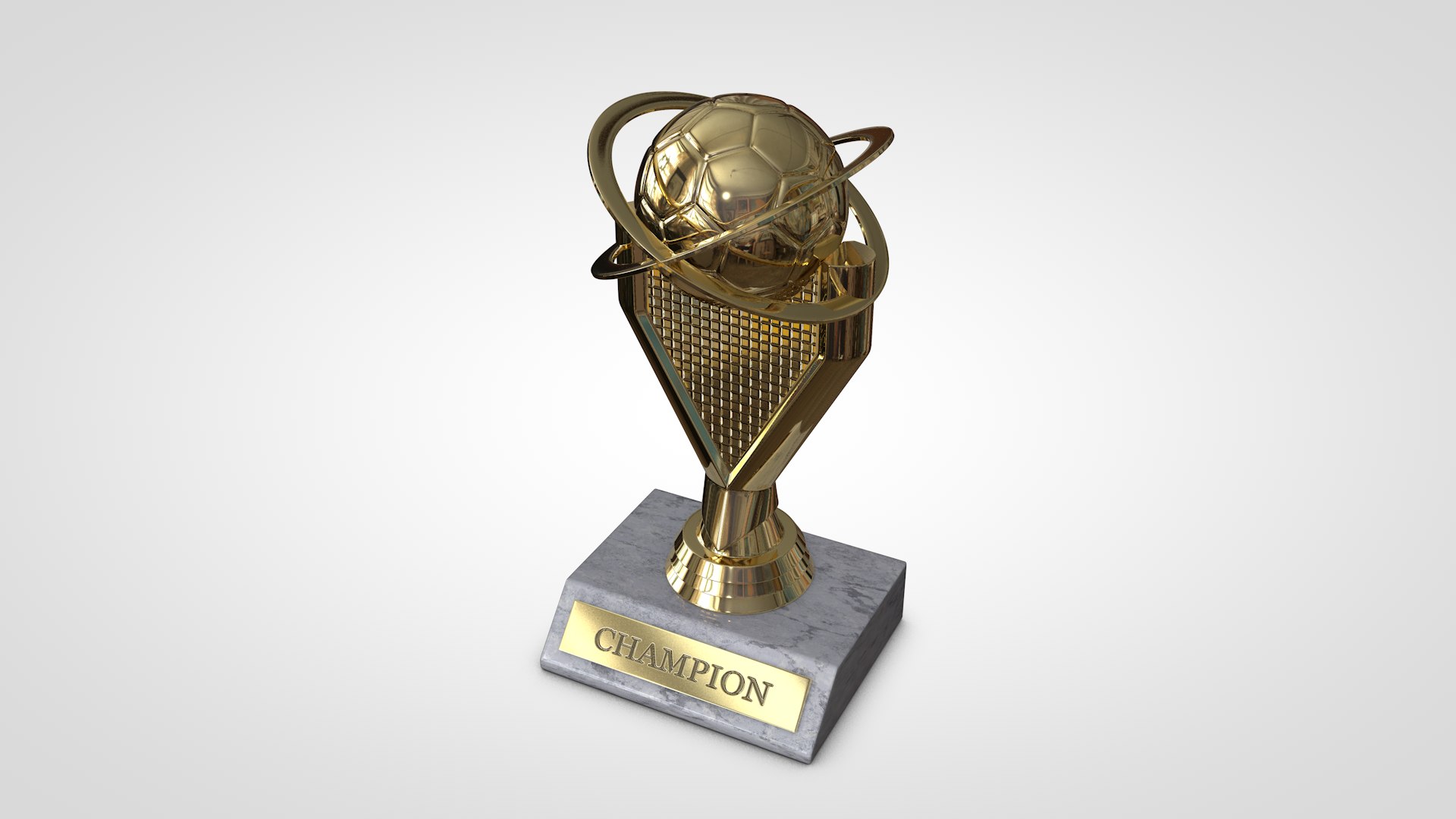 Soccer Trophy 3D Model - TurboSquid 1956304