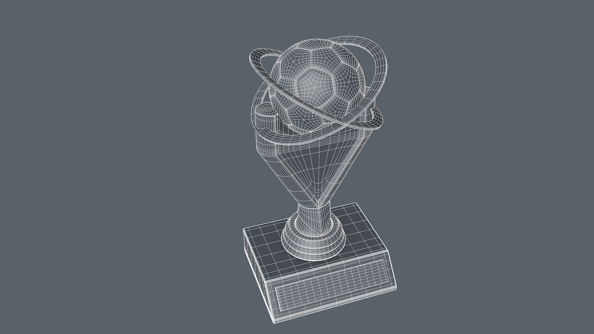 Soccer Trophy 3D Model - TurboSquid 1956304