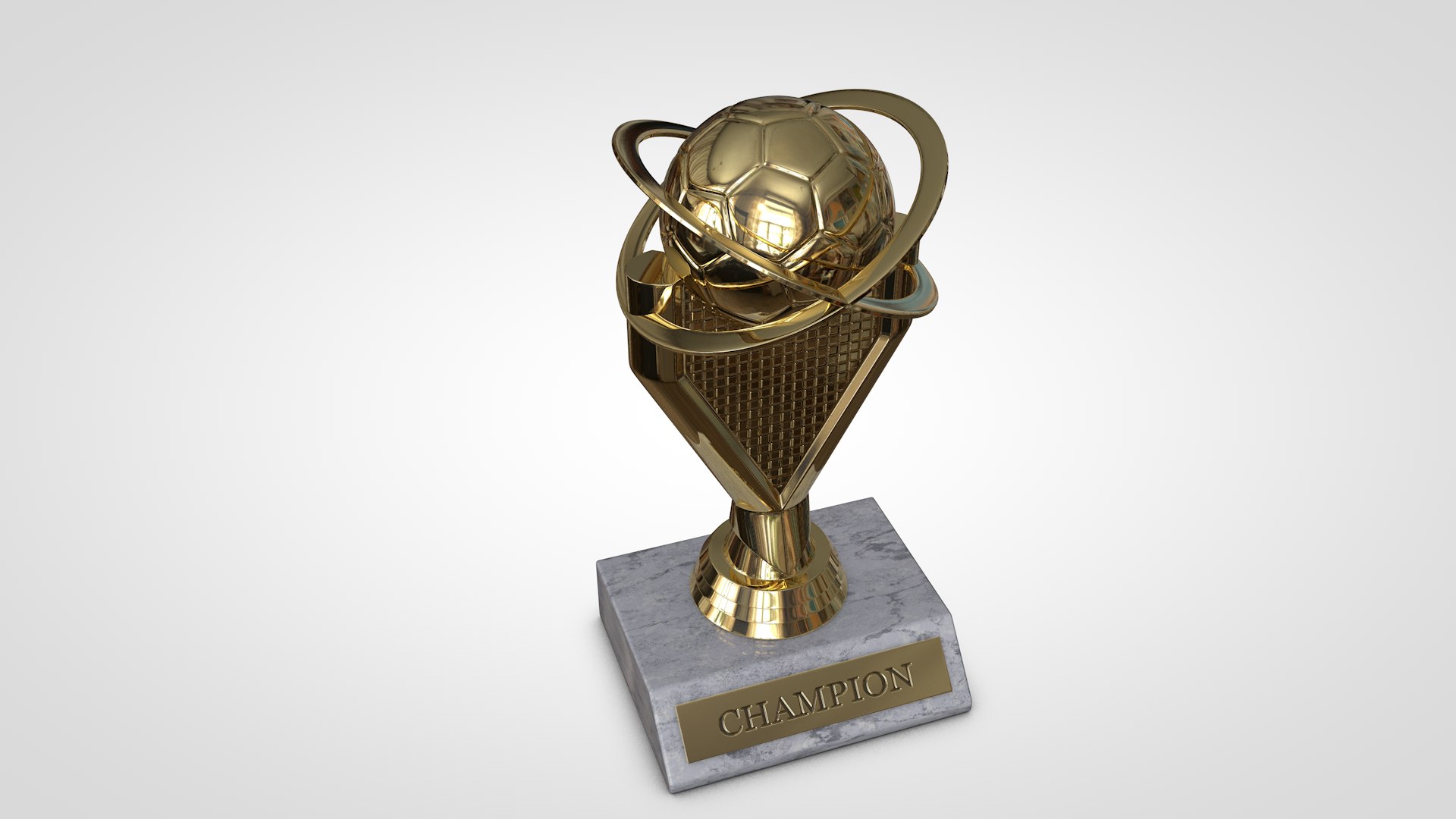 Soccer Trophy 3D Model - TurboSquid 1956304