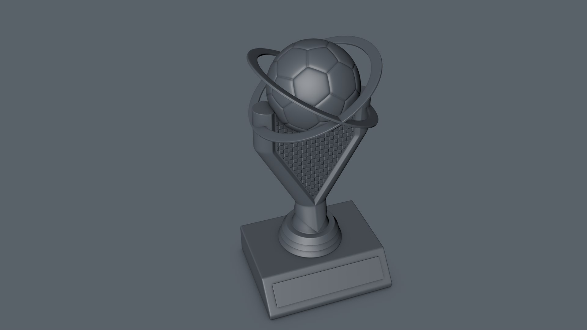 Soccer Trophy 3D Model - TurboSquid 1956304