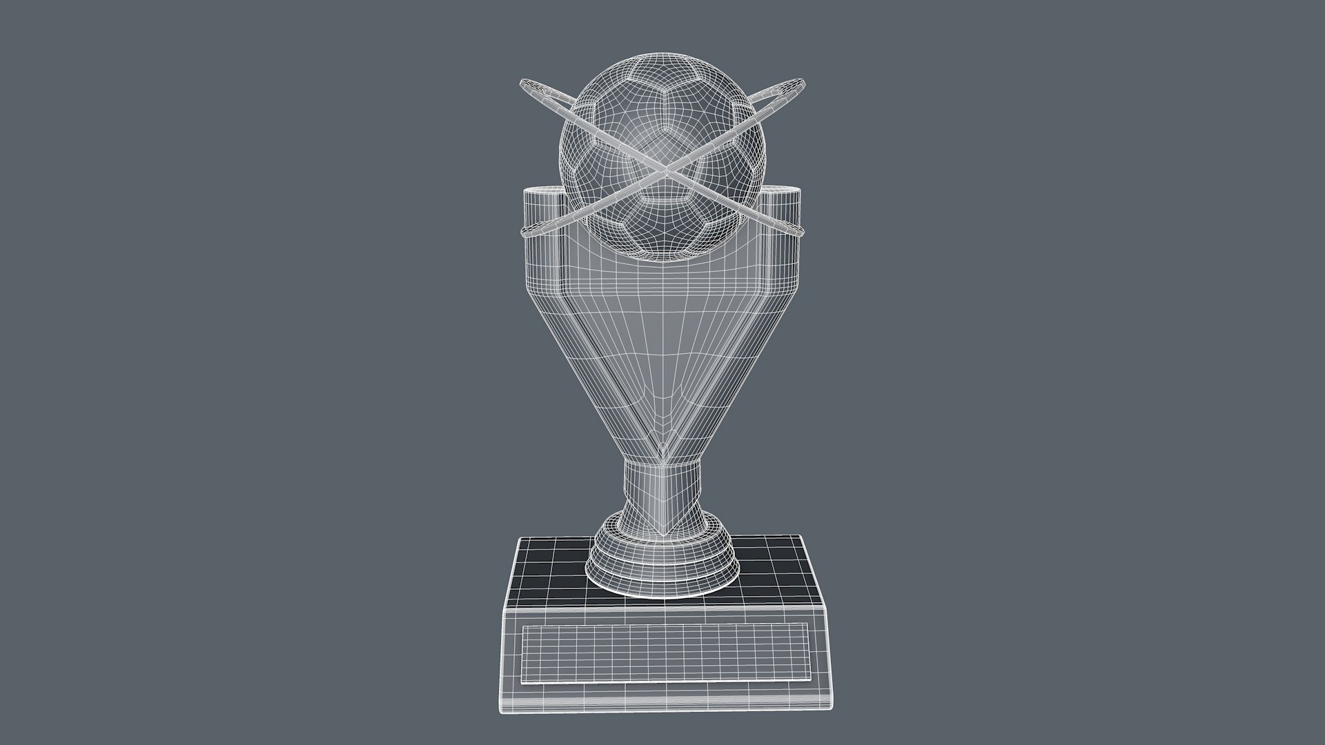 Soccer Trophy 3D Model - TurboSquid 1956304
