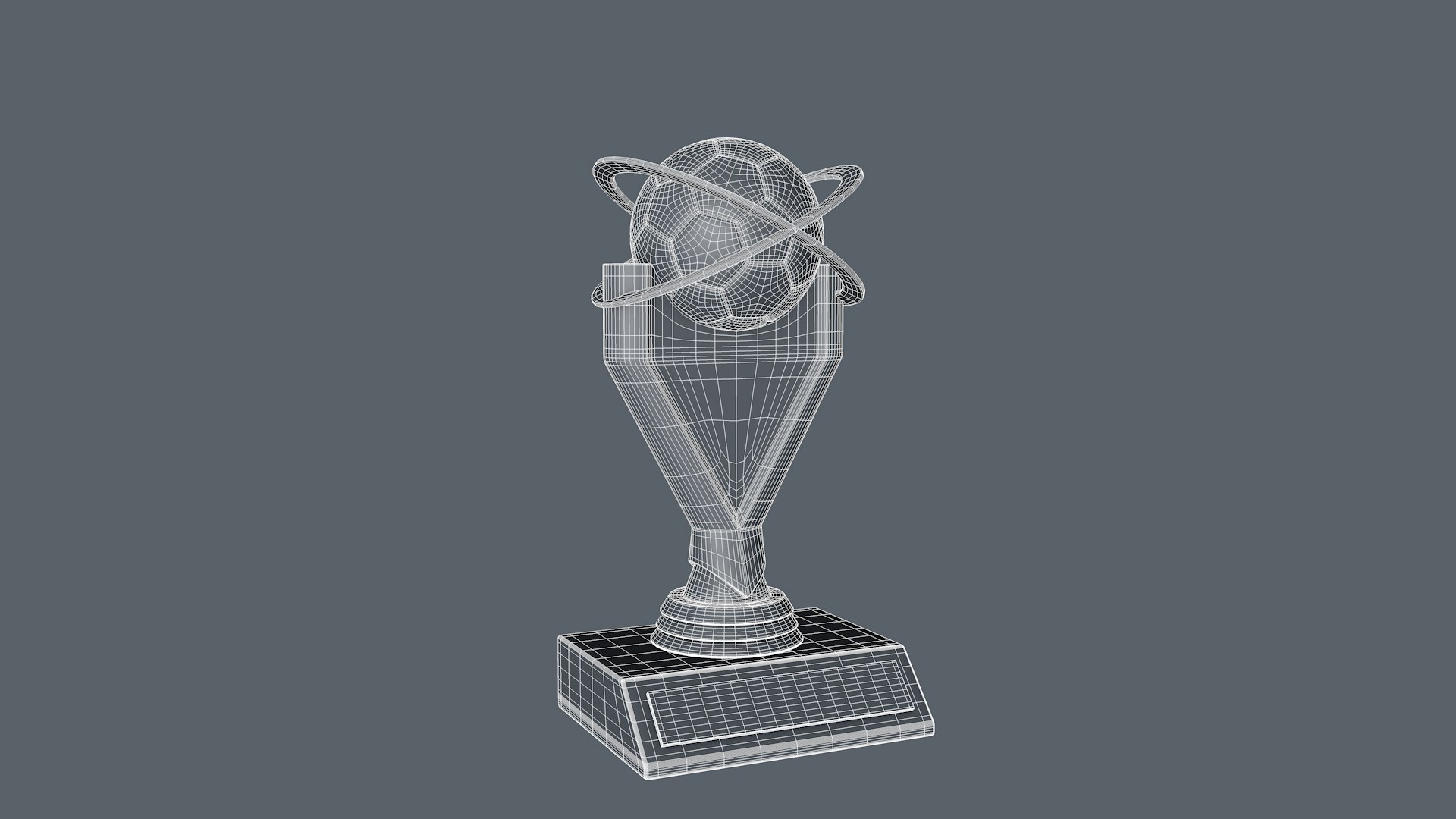 Soccer Trophy 3D Model - TurboSquid 1956304