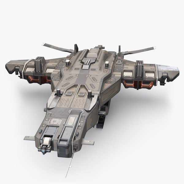 3D Sci-fi Destroyer 3D - TurboSquid 1949273