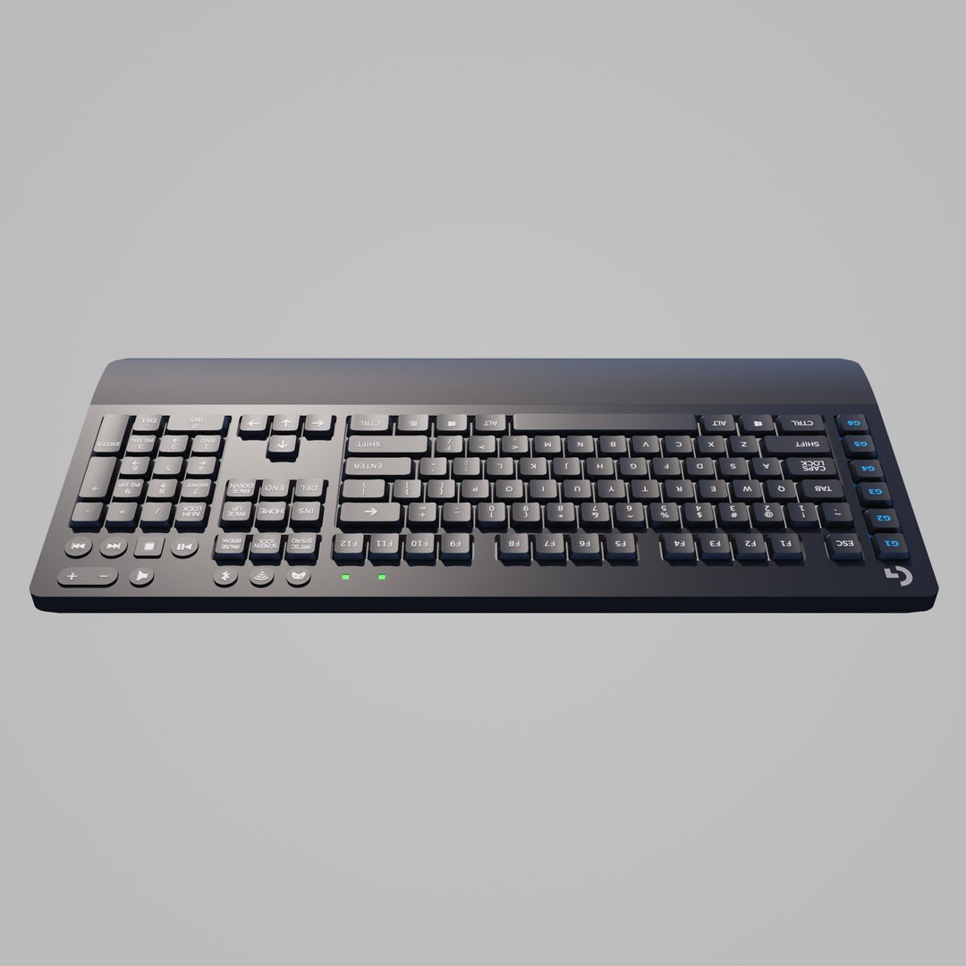 Keyboard logitech gaming 3D model - TurboSquid 1677412