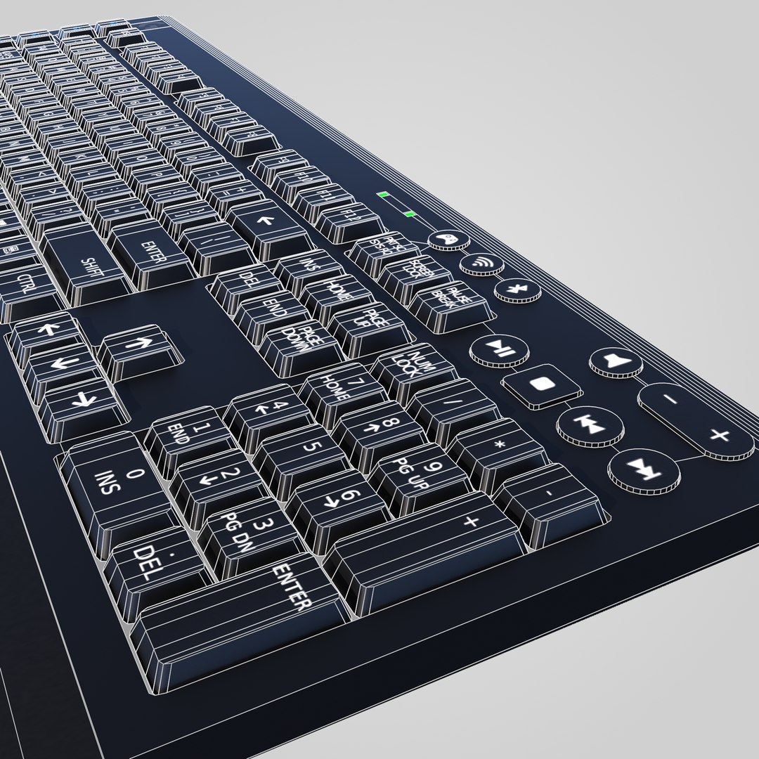 Keyboard logitech gaming 3D model - TurboSquid 1677412