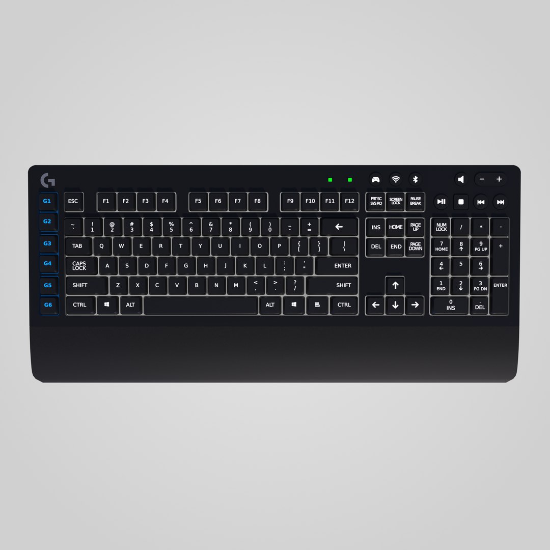 Keyboard logitech gaming 3D model - TurboSquid 1677412