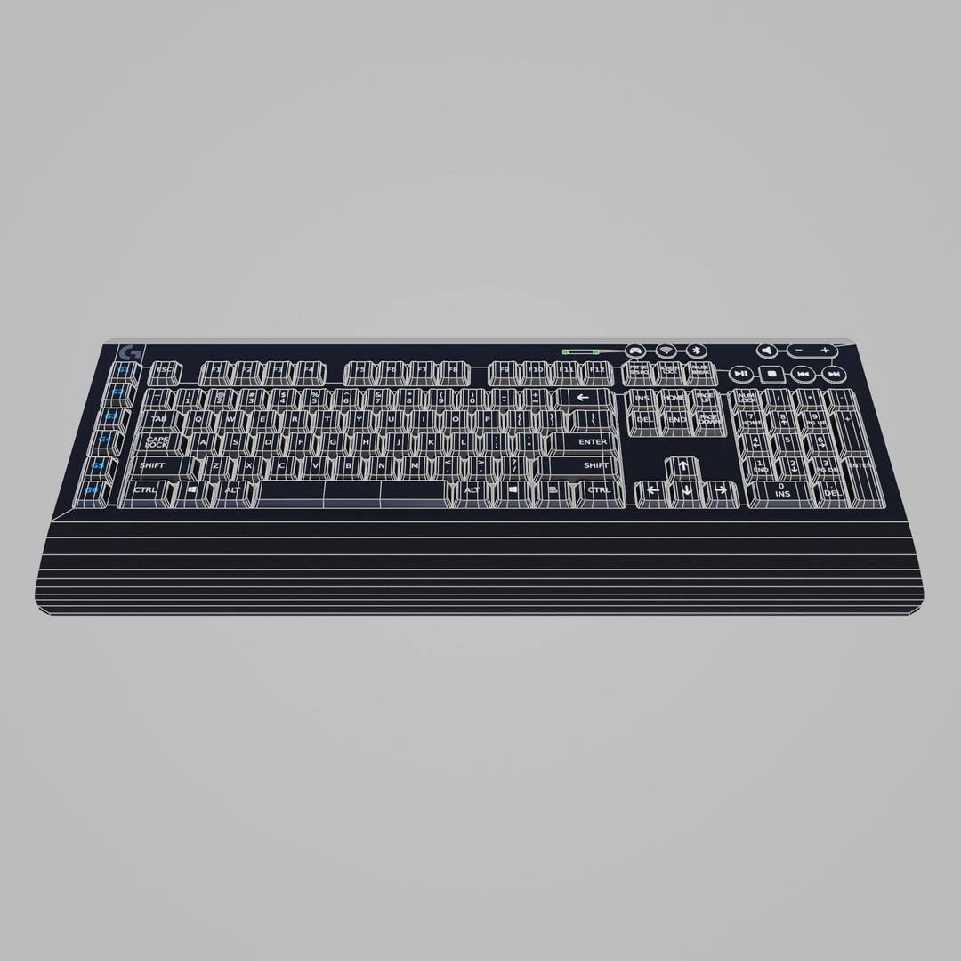 Keyboard logitech gaming 3D model - TurboSquid 1677412