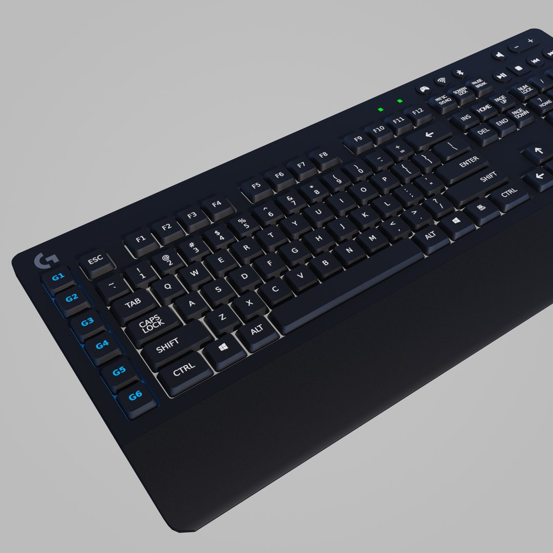 Keyboard logitech gaming 3D model - TurboSquid 1677412