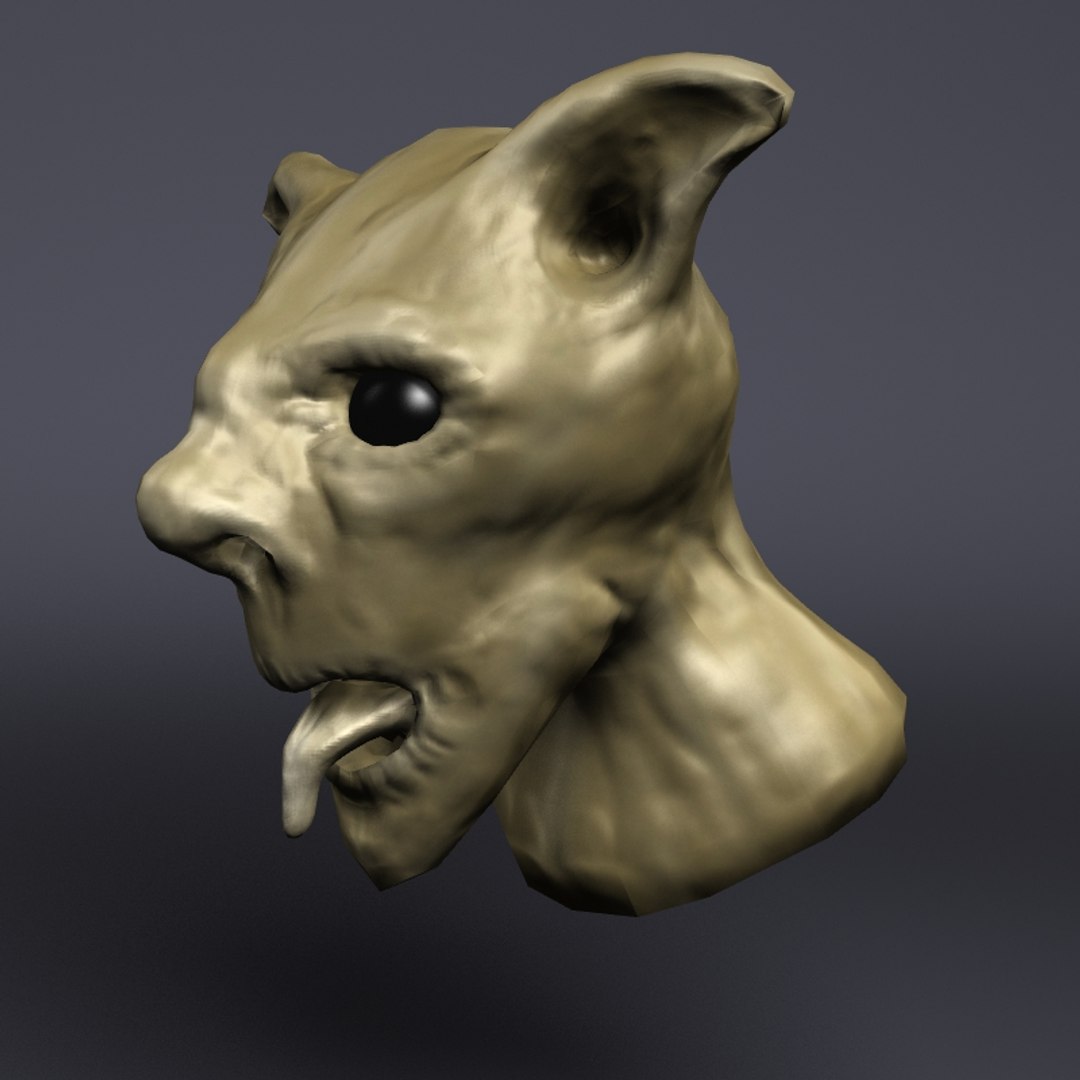 3d Demon Head